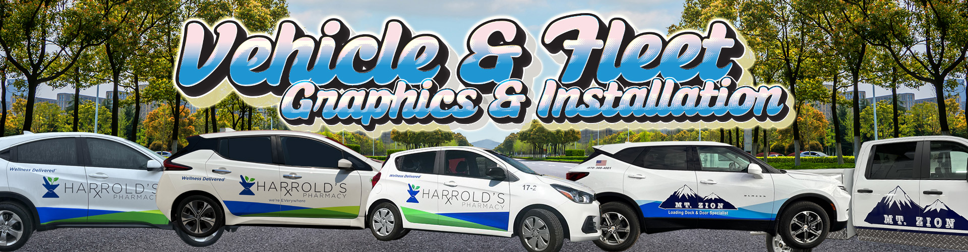 Custom Fleet Graphics in Wilkes-Barre, PA - Wet Paint Printing + Design